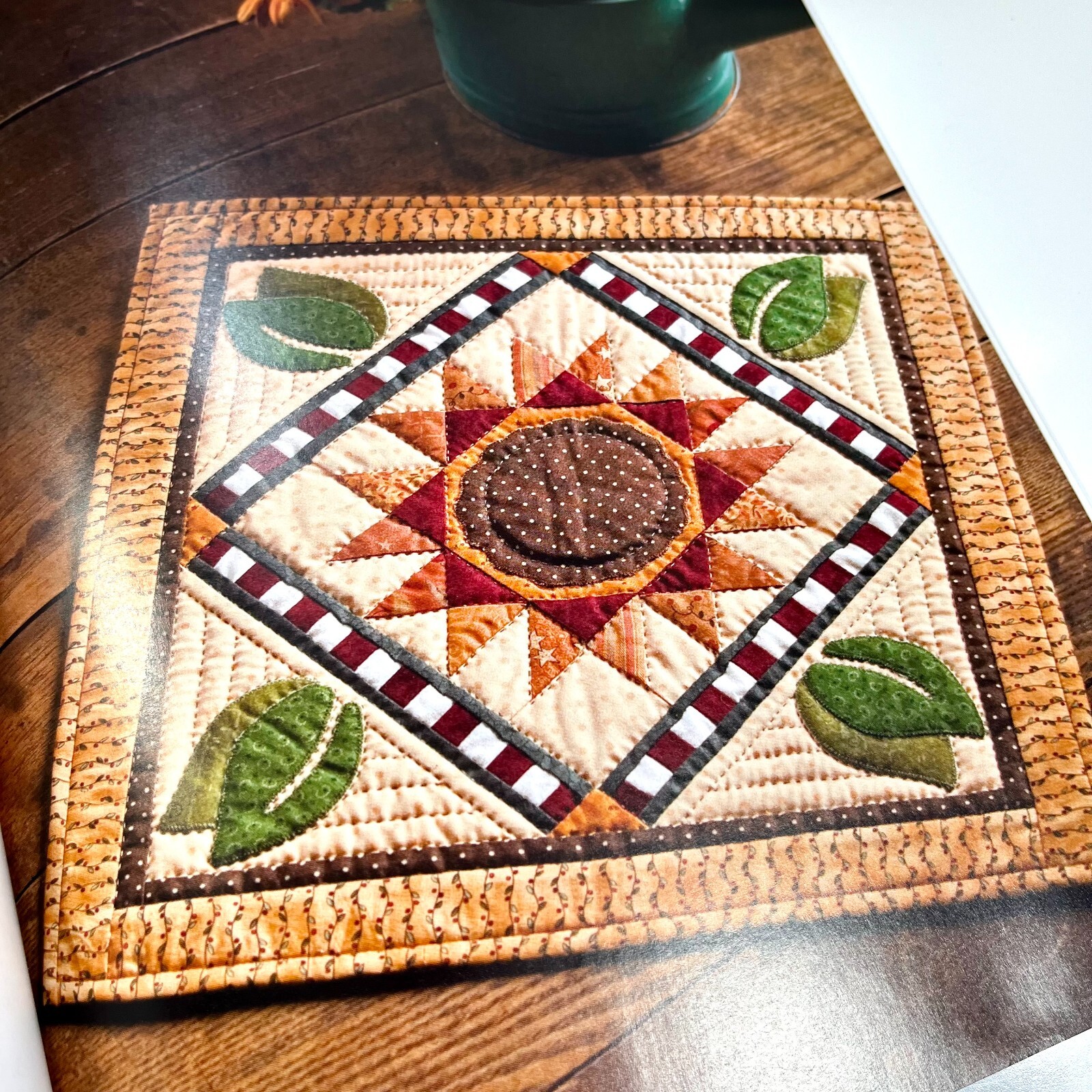 A Year of Flower Blocks by Jodi Warner, 12 Seasonal Mini Quilts, 2007 ...