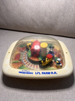 Vintage Illco Walt Disney Mickey Mouse Li'l Farm R.R. Tilt Toy Goofy ...