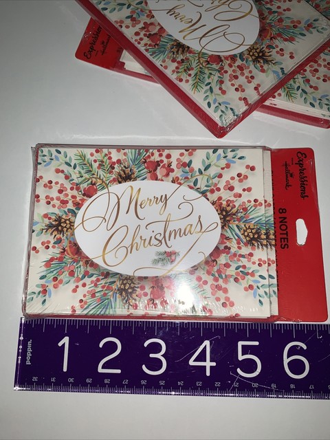 Hallmark Expressions Merry Christmas Happy Holidays Thank You Greeting ...