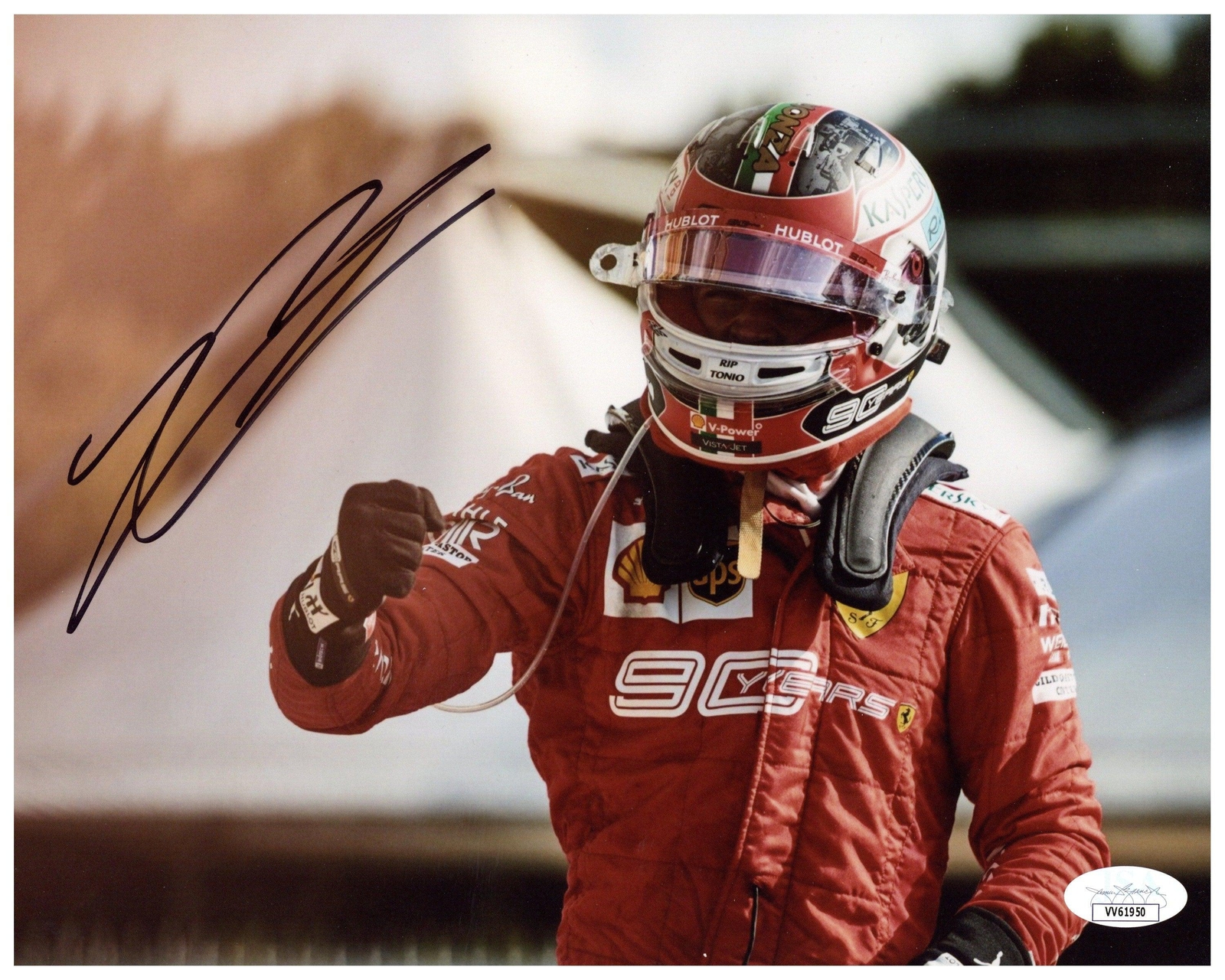 Charles Leclerc Signed 8x10 Photo F1 Ferrari Formula 1 Autographed JSA ...