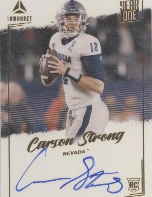 2022 Panini Luminance - Year One Signatures Rps Carson Strong #YSR-CST ...