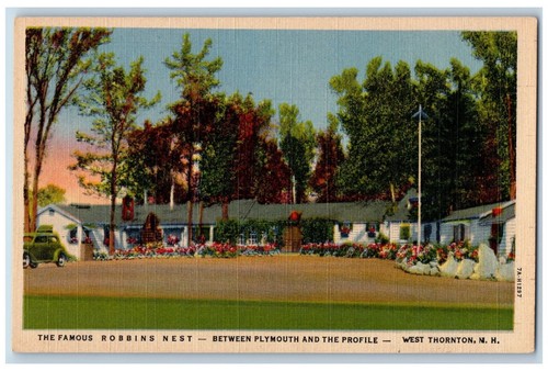 West Thornton New Hampshire Postcard Robbins Nest Plymouth Profile ...