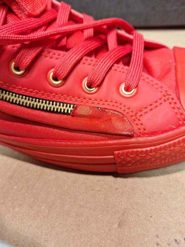 Converse All-Star Chuck Taylor High Top Red Size Mens 12 Womens 14 ...