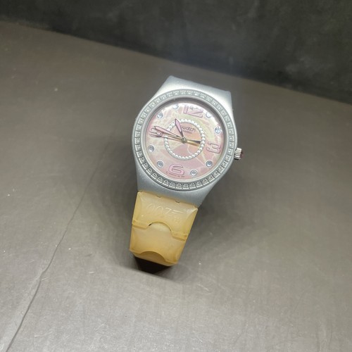 Swatch Watch Irony James Bond 007 Diamonds are Forever Pink Rhinestone ...
