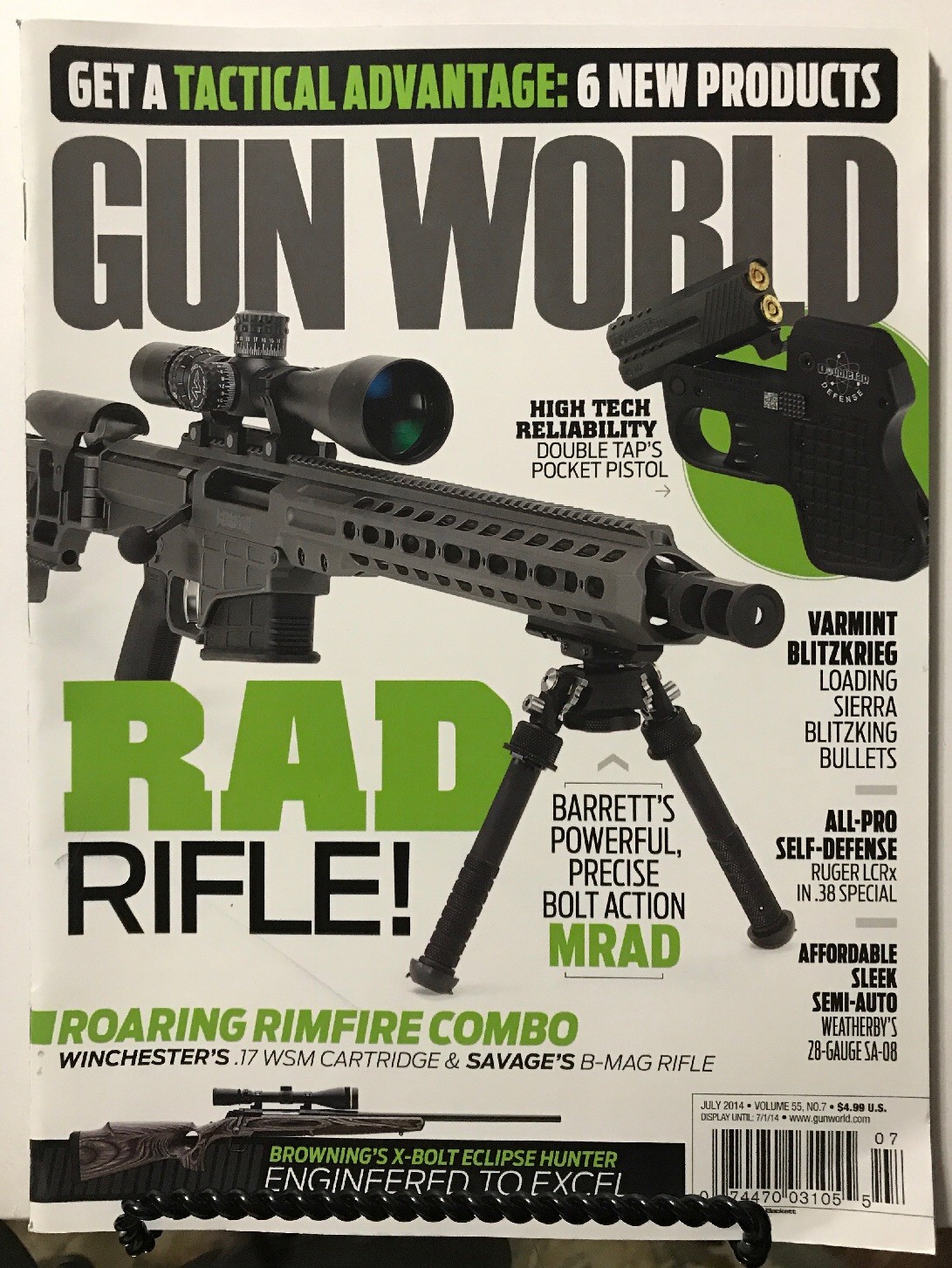 Gun World Rad Rifle Varmit Blitzkrieg Ruger Weatherby July 2014 FREE ...