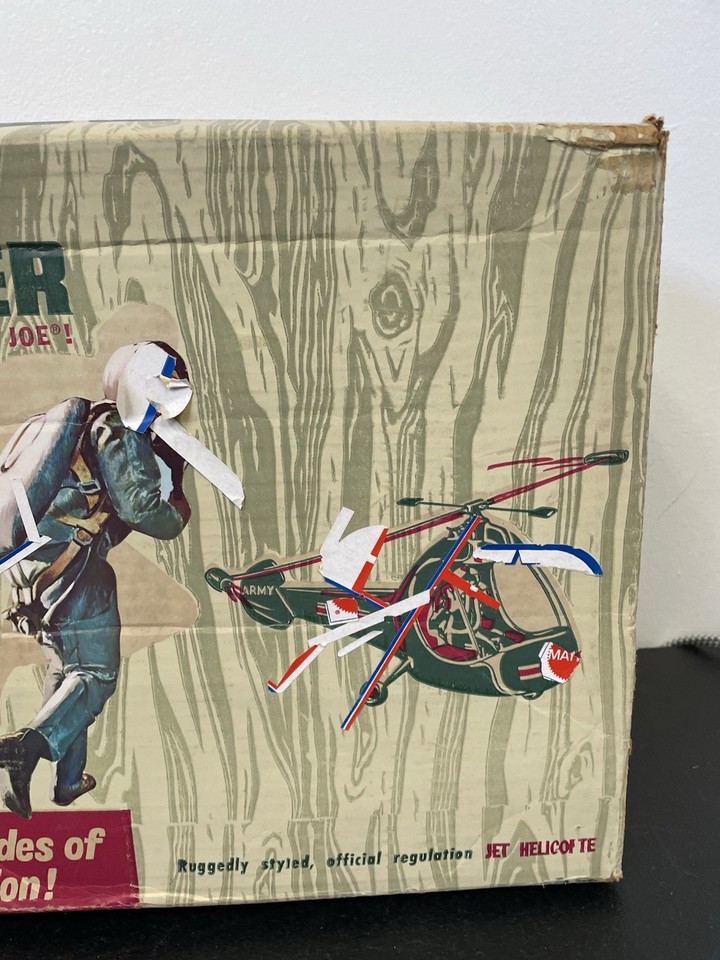Vintage GI Joe IRWIN Army Helicopter Box Only 1967 Wh2-1 | eBay