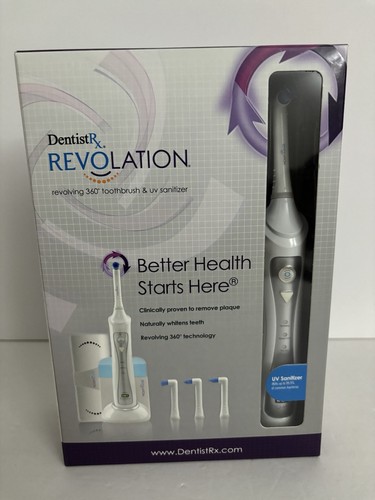 Revolation Revolving 360° Power Toothbrush and UV Sanitizer Dentist New ...