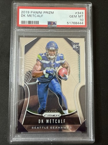 2019 Prizm DK Metcalf Rookie Card RC #343 PSA 10 GEM MINT Seahawks | eBay