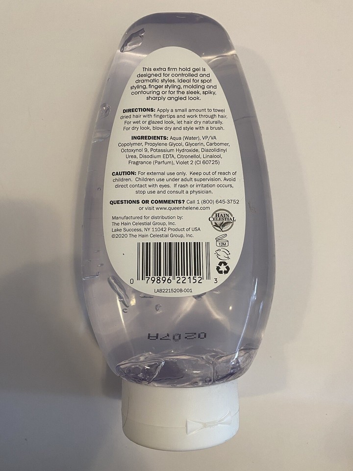 3 X Queen Helene Styling Gel, Sculpturing Gel & Glaze Alcohol Free 20oz ...