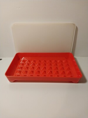 Tupperware Paprika Hot Dog Keeper or Small Marinating Container with ...