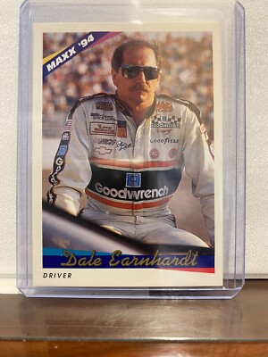 1994 Maxx Nascar Dale Earnhardt Trading Card #3 GOAT | eBay