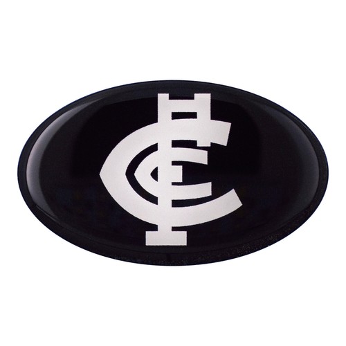 Carlton Blues AFL Emblem OVAL Decal Badge Car Bikes Laptop Tool Box Bar ...