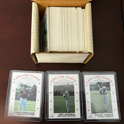 1988 Ballpark Cape Cod Set Frank Thomas Bagwell RC Rookie Complete SET ...
