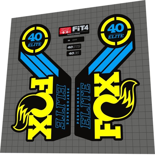 Fox 40 Performance Elite 2016 Fork Decal Set | eBay