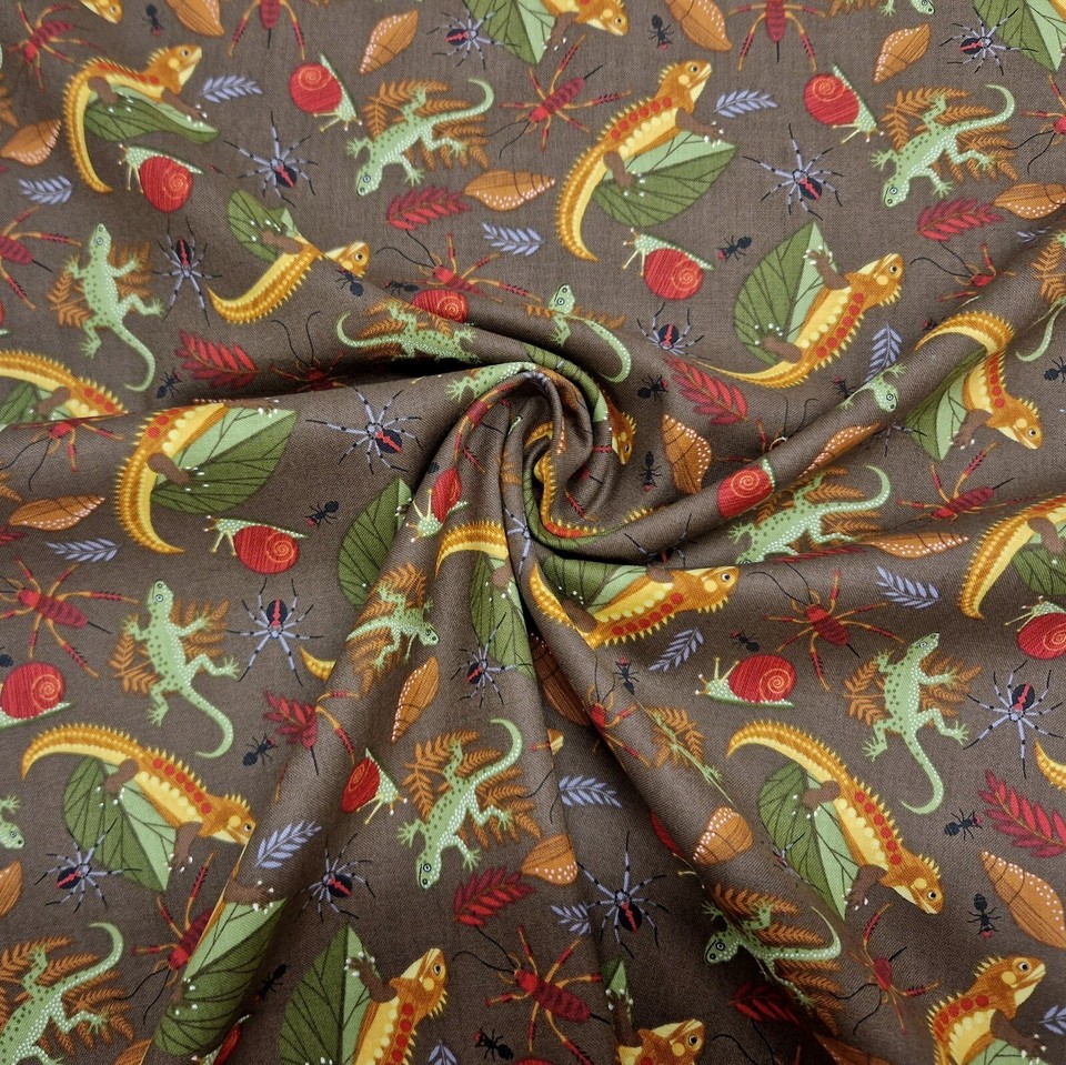Zoo Animal Cotton Fabric African Safari Zebra Elephant Tiger Patchwork ...