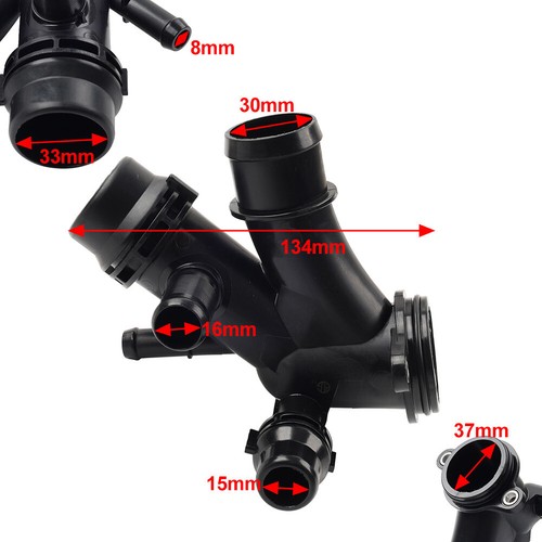 Engine Coolant Outlet Connector Tube JDE39414 For Jaguar XF For Land ...