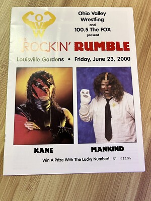 Original OVW Wrestling Program 2000 WWF WWE WCW TNA RARE Magazine | eBay