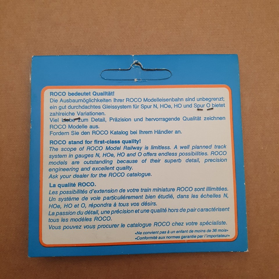 Roco HO 40001 Locomotive Driver and Fireman 6 Figure Pack. New old ...