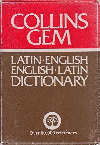 Collins Gems Bilingual Dictionaries Ser.: Collins Gem Latin Dictionary ...