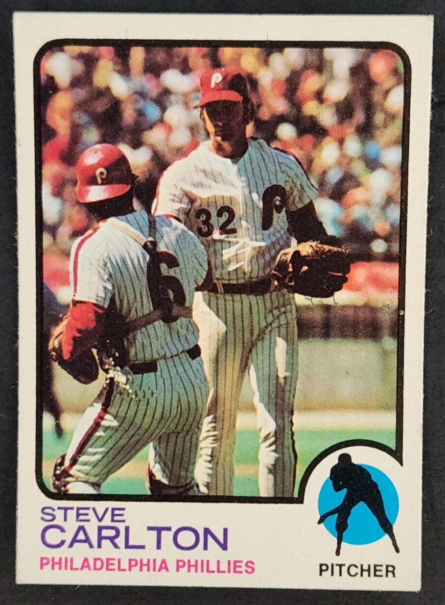 1973 Topps Baseball 300 Steve Carlton EX-MT Hall of Fame Philadelphia ...