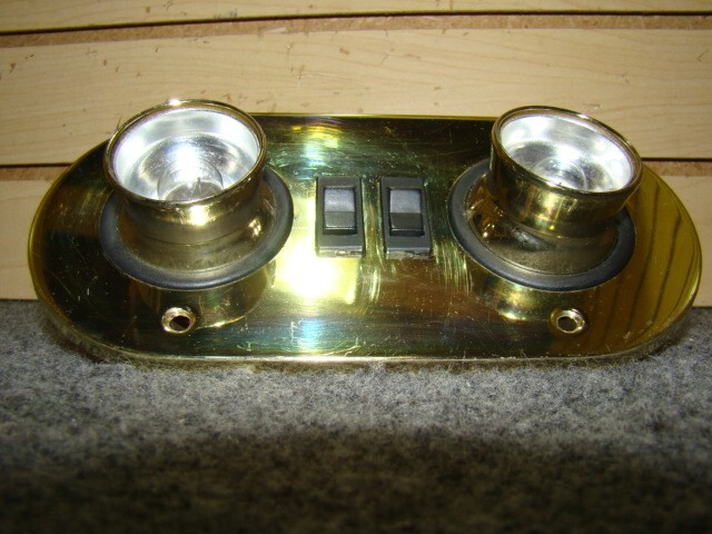 USED RV Liteco Boat Double Cabin Light Y-606 12 Volt 8 x 4 Inch ...