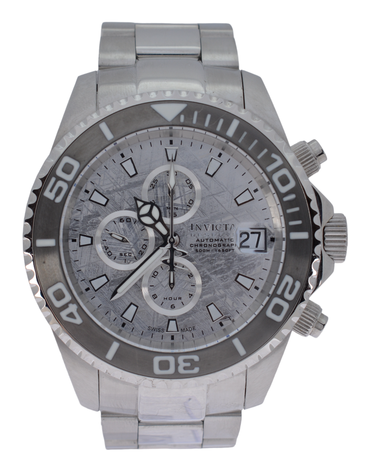 Men's 52mm Invicta Reserve Pro Diver Meteorite Dial Automatic Watch Ref ...