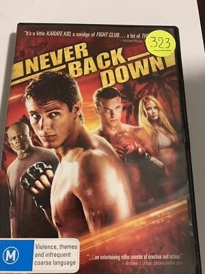 Never Back Down (DVD, 2008)(b28/3) Free Postage 9398710754599 | eBay ...
