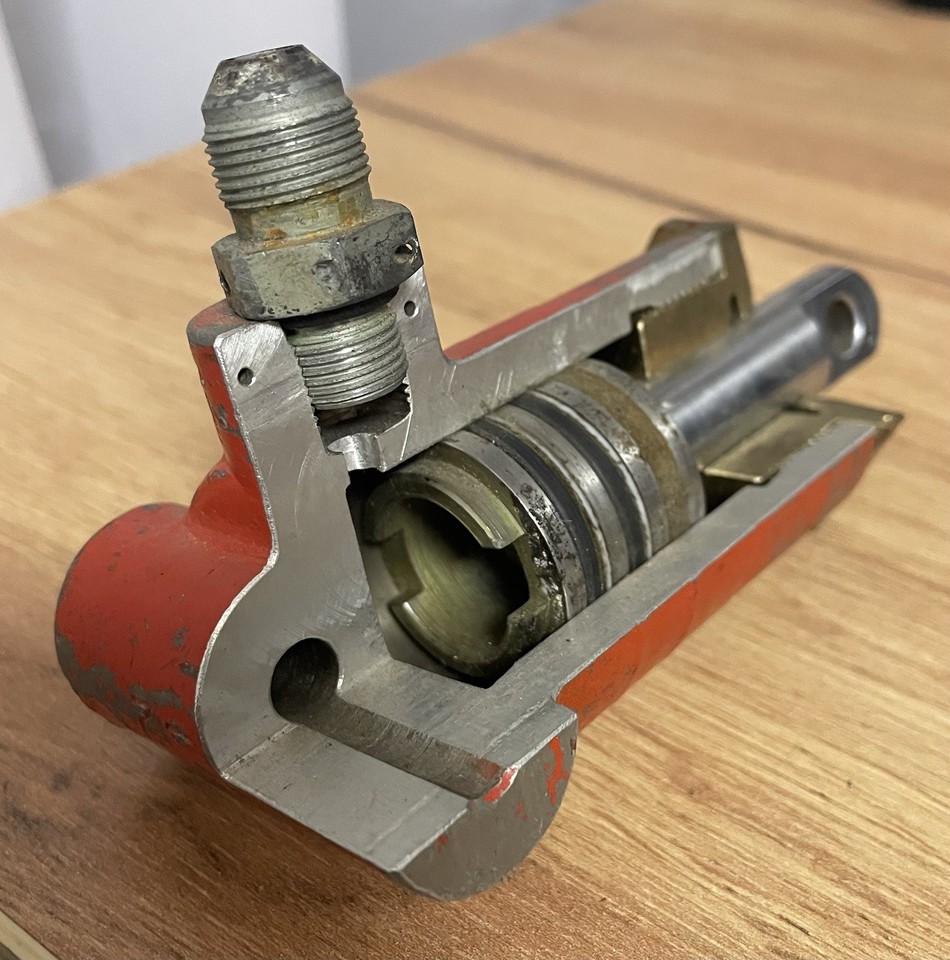 Soviet pneumatic aircraft cylinder in section, model, training | eBay