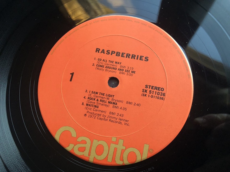 RASPBERRIES LP SELF TITLED DEBUT LP ERIC CARMEN LEAD SINGER GO ALL THE ...