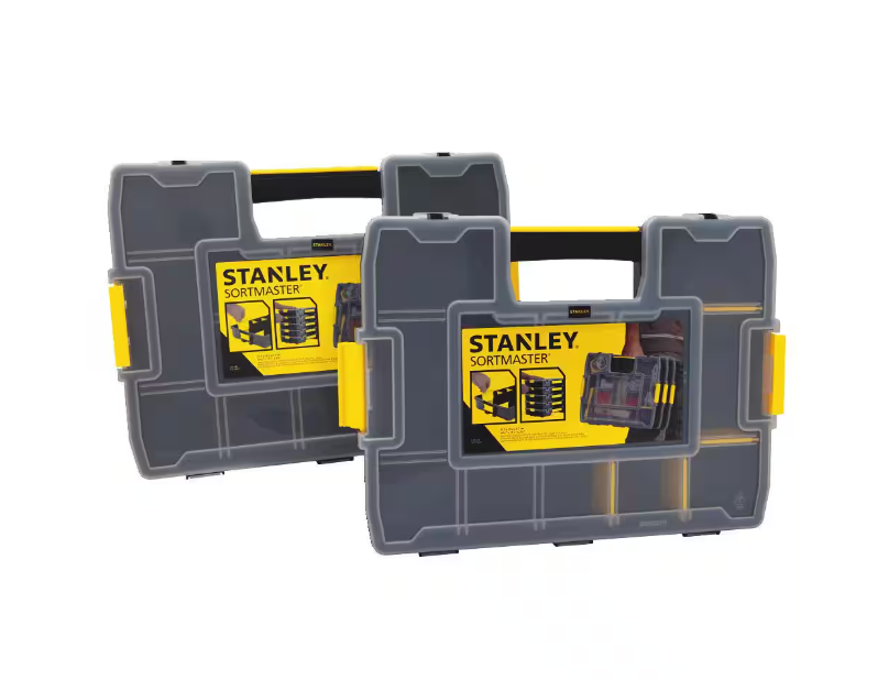 Stanley 14-compartment Portable Hardware Home Small Parts Organizer ...