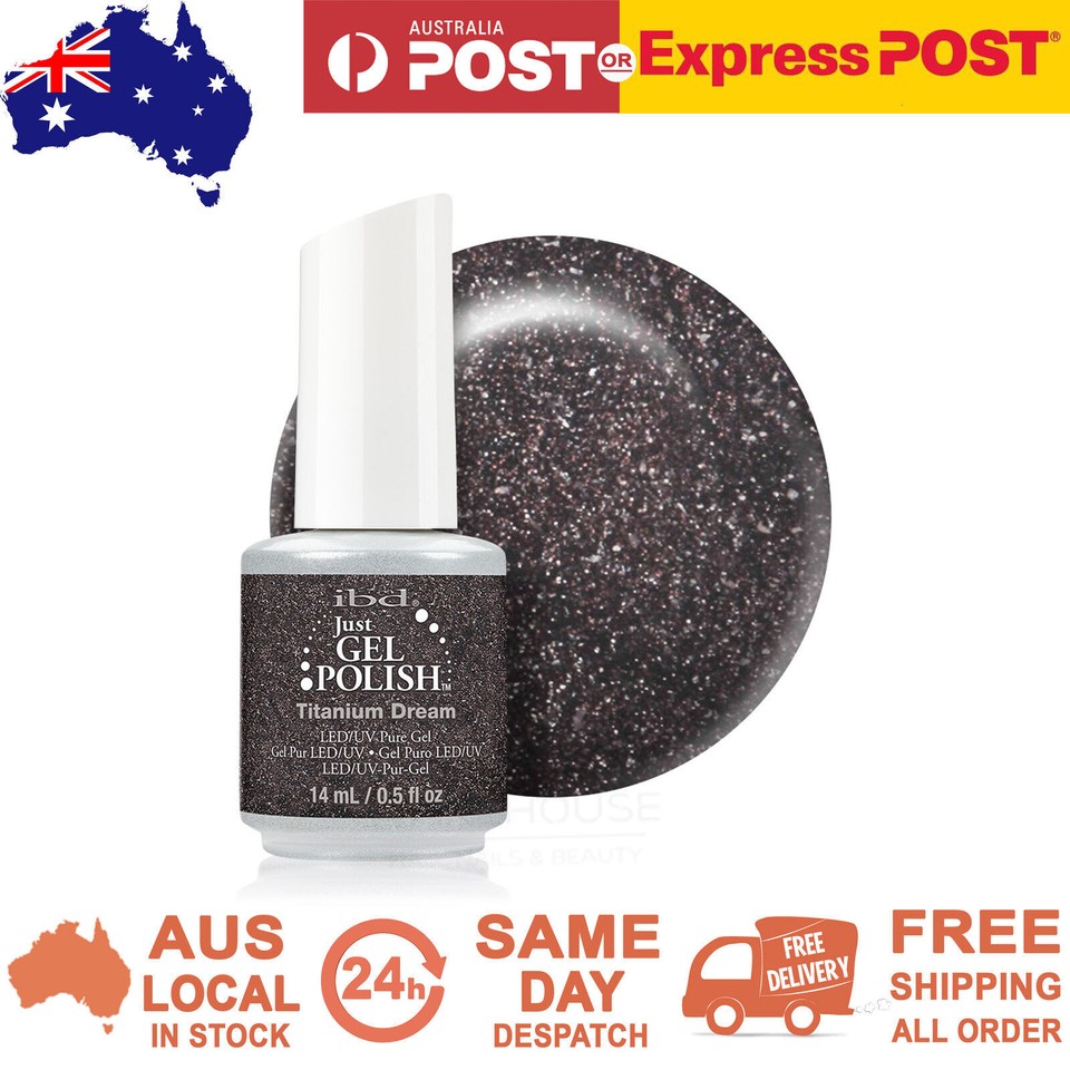 IBD Just Gel Soak Off UV LED Nail Polish Lacquer 56687 Titanium Dream ...