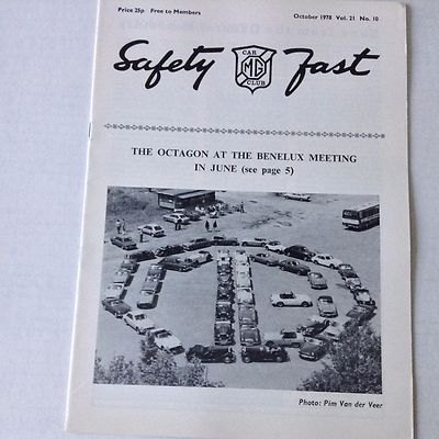 Safety Fast Magazine Octagon At Benelux Meeting October 1978 ...