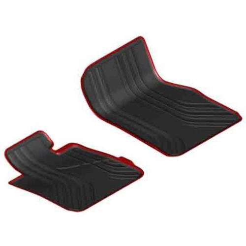Genuine OEM Floor Mat Set Front Black / White Carpet for BMW ...