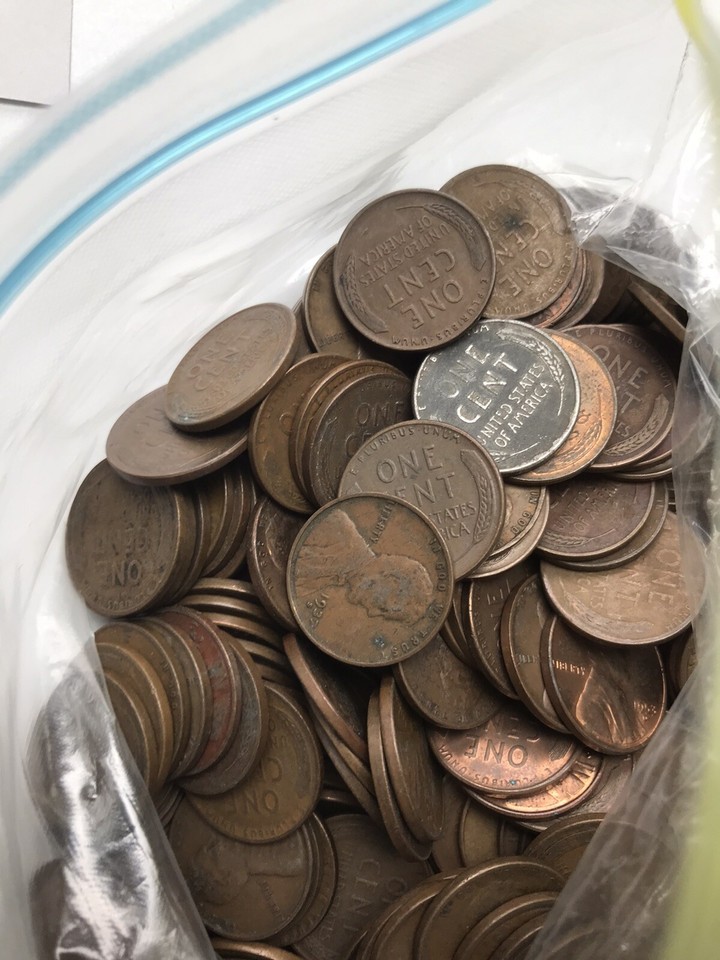 500 Wheat Pennies every year 1909-1958 (- 1922)+1909VDB! Serious ...