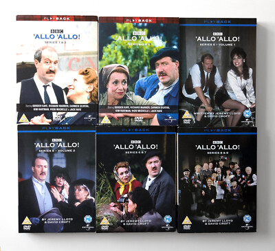 'Allo 'Allo complete series 1-9 DVD box sets (2004-8) region 2 PAL BBC comedy | eBay UK