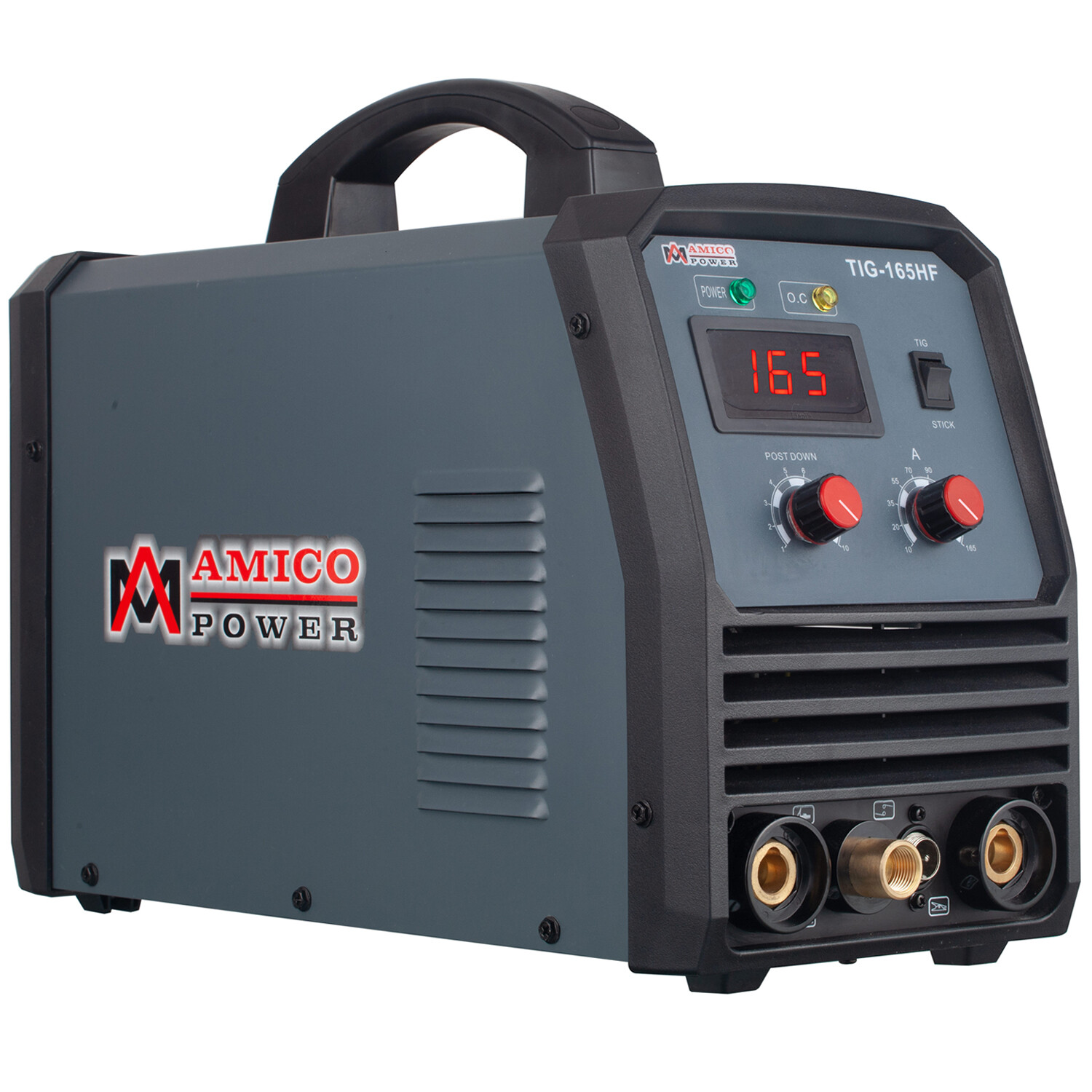 Amico TIG-165HF, 160 Amp HF-TIG Arc Stick DC Inverter Welder, 110/220V ...