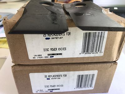 Rhino Disc Mower Blade, 25 Each 00787166 and 00787167 Fits AGM Series ...