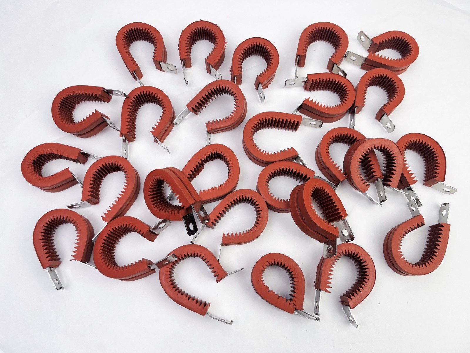 Lot of 27 AEROSPACE 9/16" Stainless Steel Cushioned Loop Mounting ...