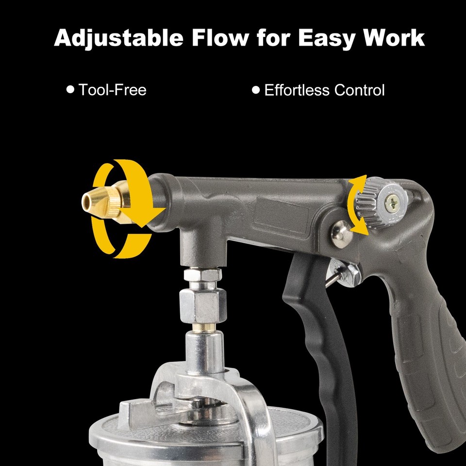 Undercoat Spray Gun with Suction Cup Auto Undercoating, Truck Bed Liner ...