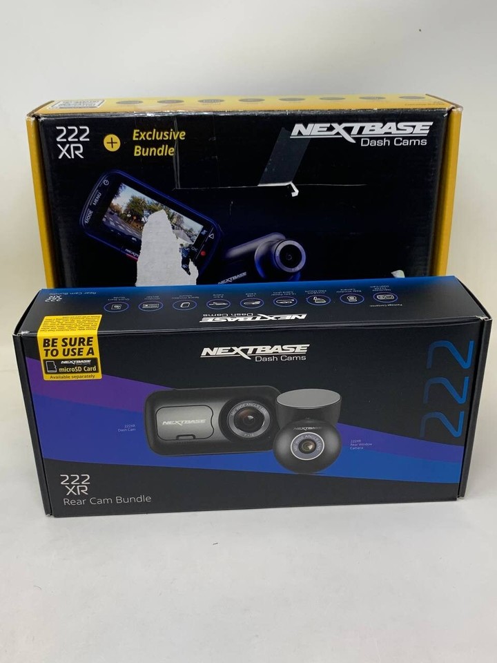 Nextbase 222XR Front + Rear Dash Camera Bundle U3 Go Pack Carry Case Open Box 5060910801758| eBay