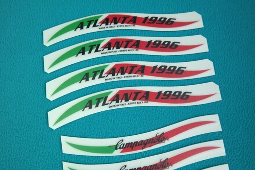 CAMPAGNOLO ATLANTA 1996 ITALIAN TRICOLOR REPLACEMENT RIM DECAL SET FOR ...