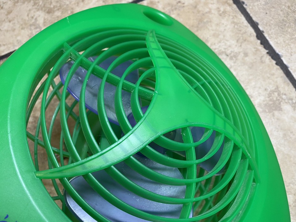 Holmes Tropicool Fan Green Purple Desktop Vintage 1990s Works great | eBay