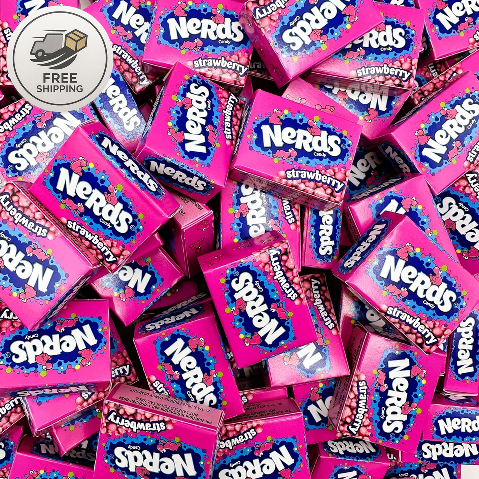 Nerds Mini Boxes Strawberry Hard Candy, Nerds Bulk, Nerds Candy Mini ...