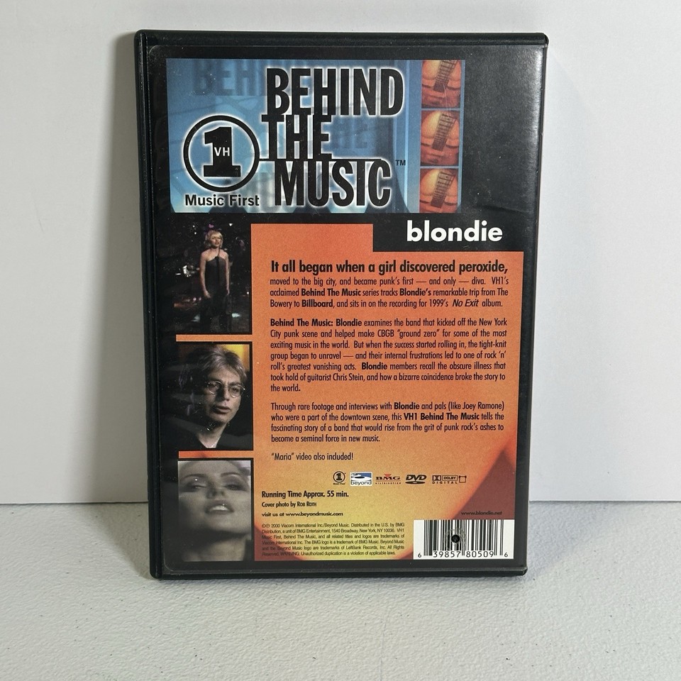 VH1 Behind The Music: Blondie (DVD) | eBay