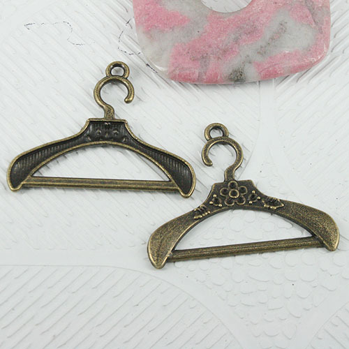 8pcs antiqued bronze color flower clothes rack design charms EF0820 | eBay