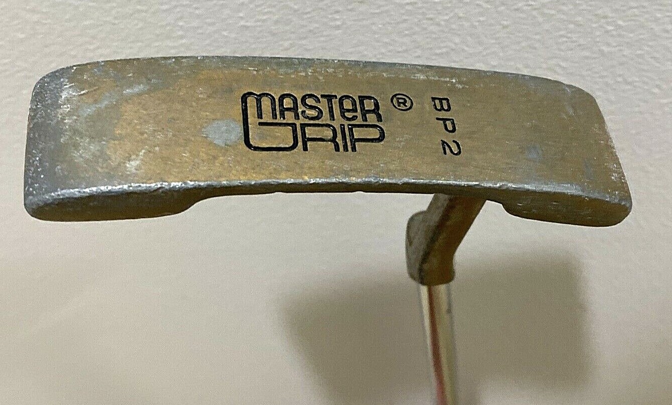 MASTER GRIP Putter Model BP2, 35.5" BRONZE HEAD STEEL SHAFT Lamkin Grip | eBay