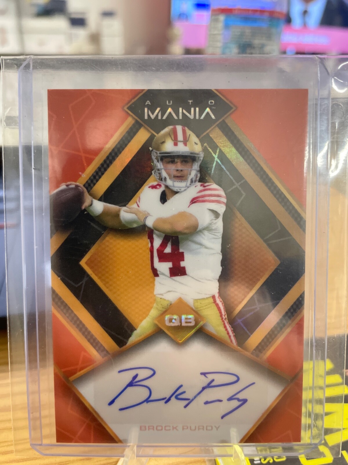 Brock Purdy 2022 Auto Mania Orange Lazer Auto | eBay