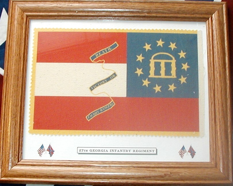 American Civil War Flag, CSA Flag, 27th Georgia Infantry....Georgia ...