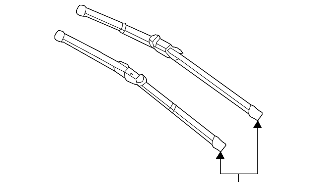 Mercedes-Benz 1768202800 Genuine OEM Wiper Blade for sale online | eBay