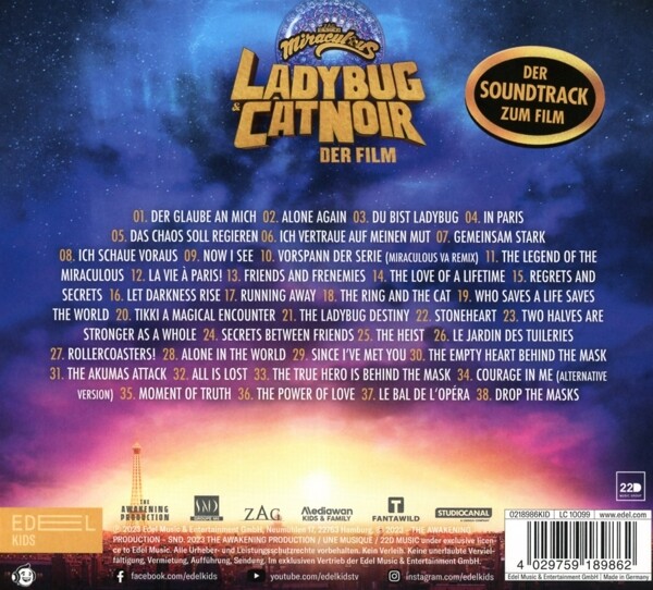 LADYBUG&CAT NOIR-DER ORIG.-SOUNDTRACK ZUM KINOFILM-MIRACULOUS ...